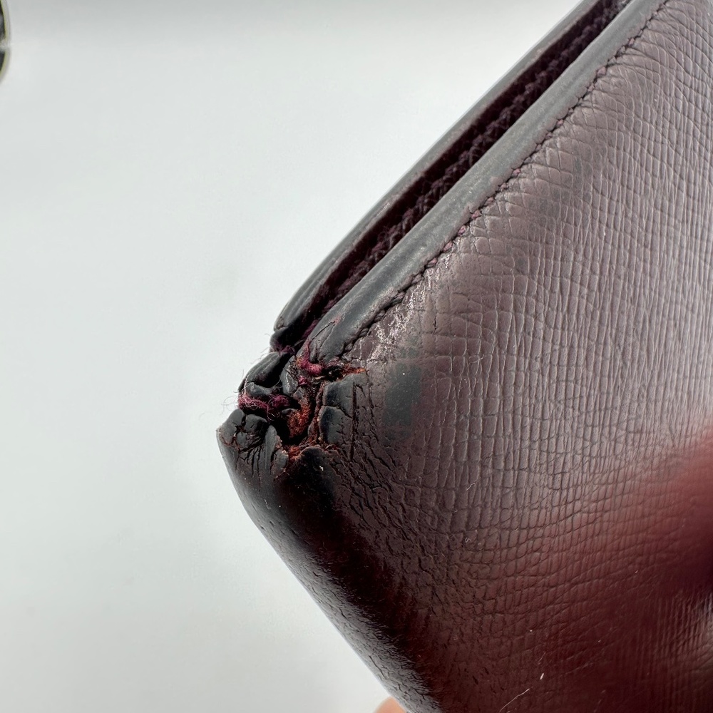 Louis Vuitton Men's Brown/Dark Red Bi-Fold Wallet - Gem
